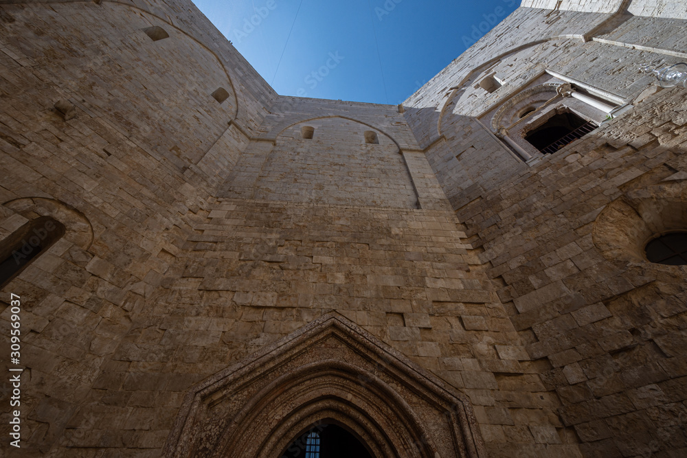 Andria, Puglia, Castel del Monte. Castel del Monte is a thirteenth ...