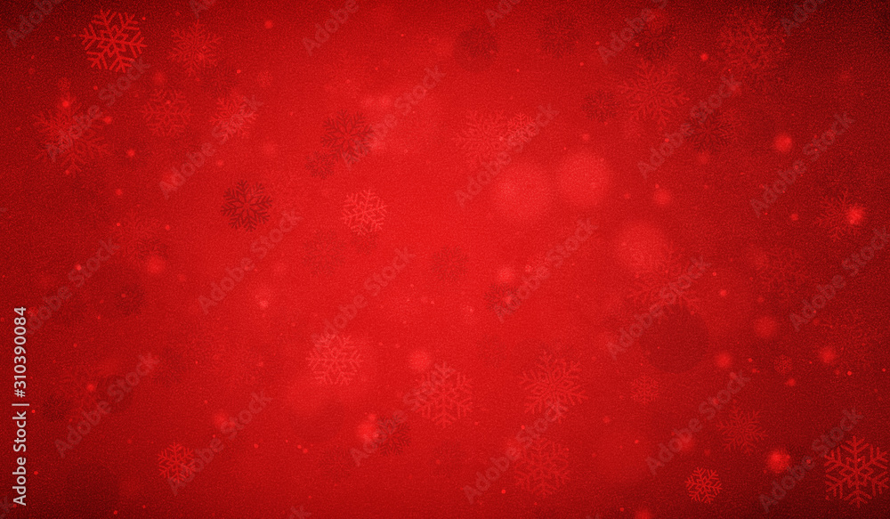 Christmas background red - snow xmas Stock Illustration | Adobe Stock