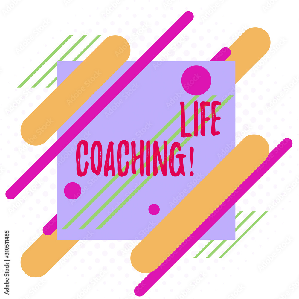 Word writing text Life Coaching. Business photo showcasing ...