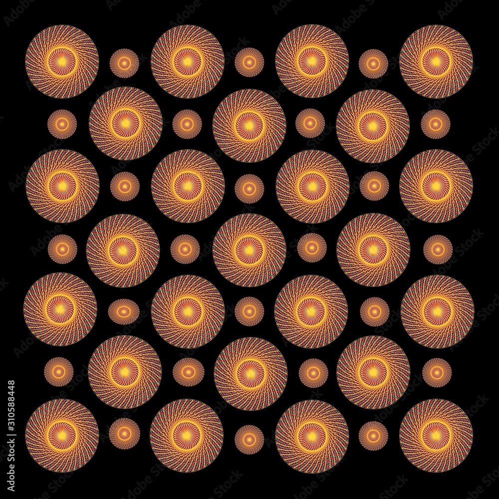 Seamles,floral motifs and shapes with a white background that can be ...