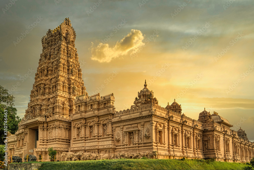 Sri Shakti Devasthanam Temple in Kuala Selangor, Malaysia Stock Photo ...