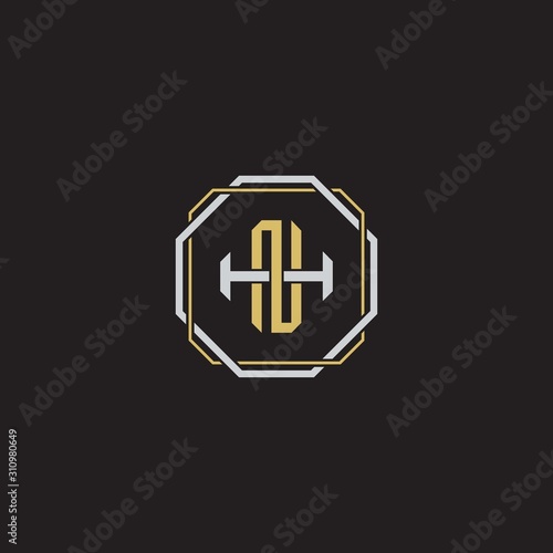 Initial letter overlapping interlock logo monogram line art style - Buy ...