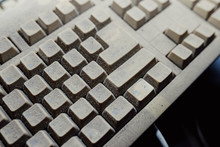 Teclado de computadora Grunge Stock de Foto gratis - Public Domain Pictures