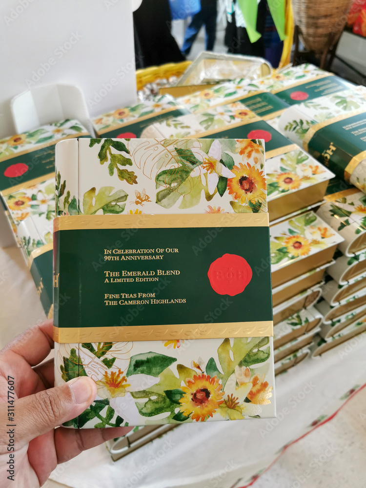 Boh 90th anniversary celebration limited box package sold at Boh Tea ...