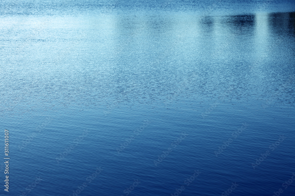 Abstract blue color water background. Stock Photo | Adobe Stock