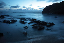 Misty Beach Scene Free Stock Photo - Public Domain Pictures