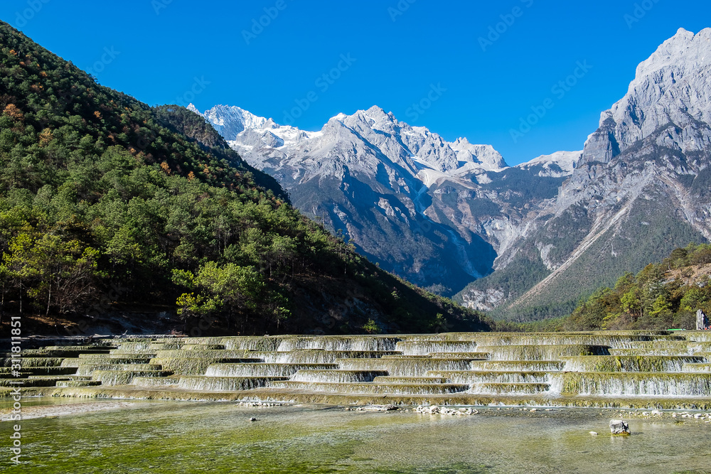 Beautiful of Blue Moon Valley, landmark and popular spot for tourists ...