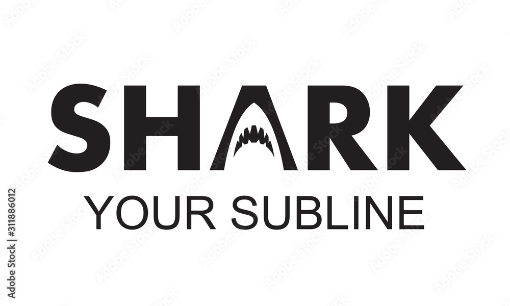 Shark Logo Concept Stock Vector | Adobe Stock