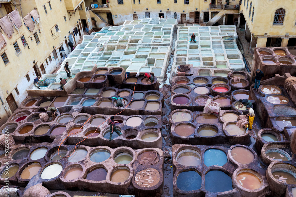 Fes-Meknes administrative region, Marocco - 20 12 2019 Fes is one of ...