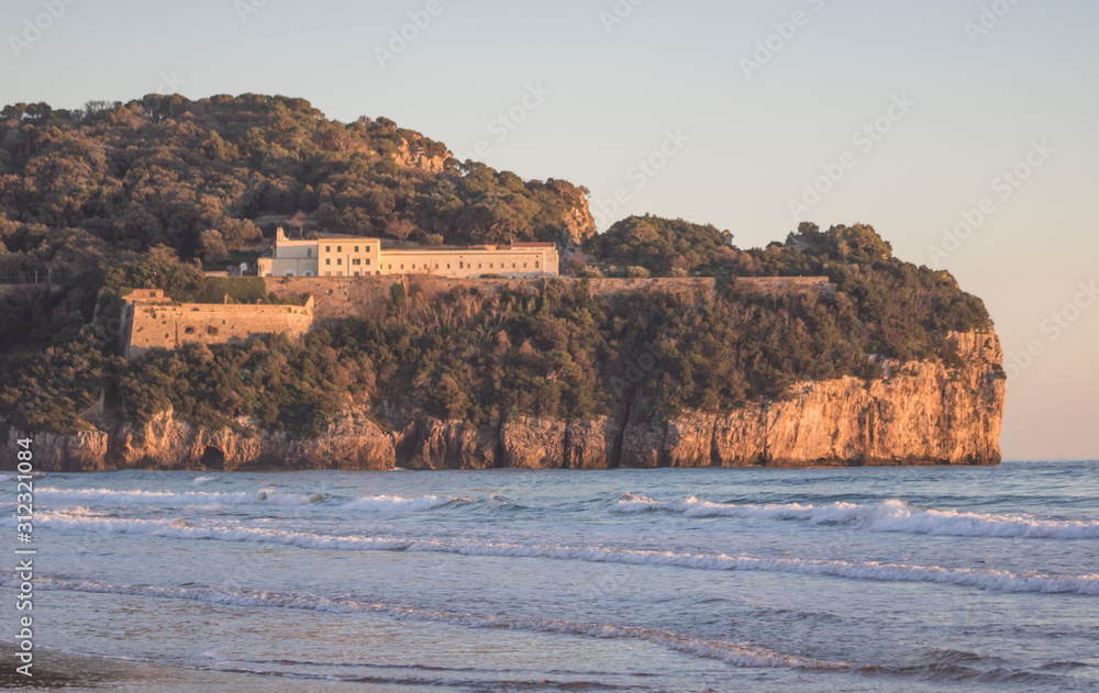 Foto de Stock Gaeta, Italy - a very famous spot along the Gulf of Gaeta ...