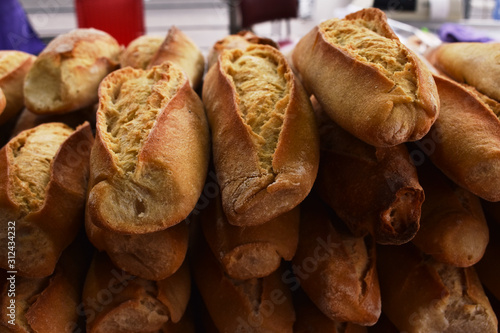 Guadalajara Jalisco México Birote típico pan tapatío Stock Photo ...