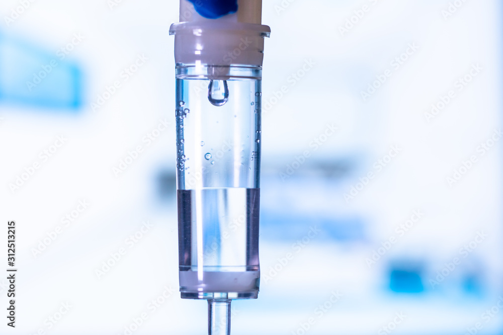 Photo Stock Dripping medical perfusion close up equipment in clinic ...