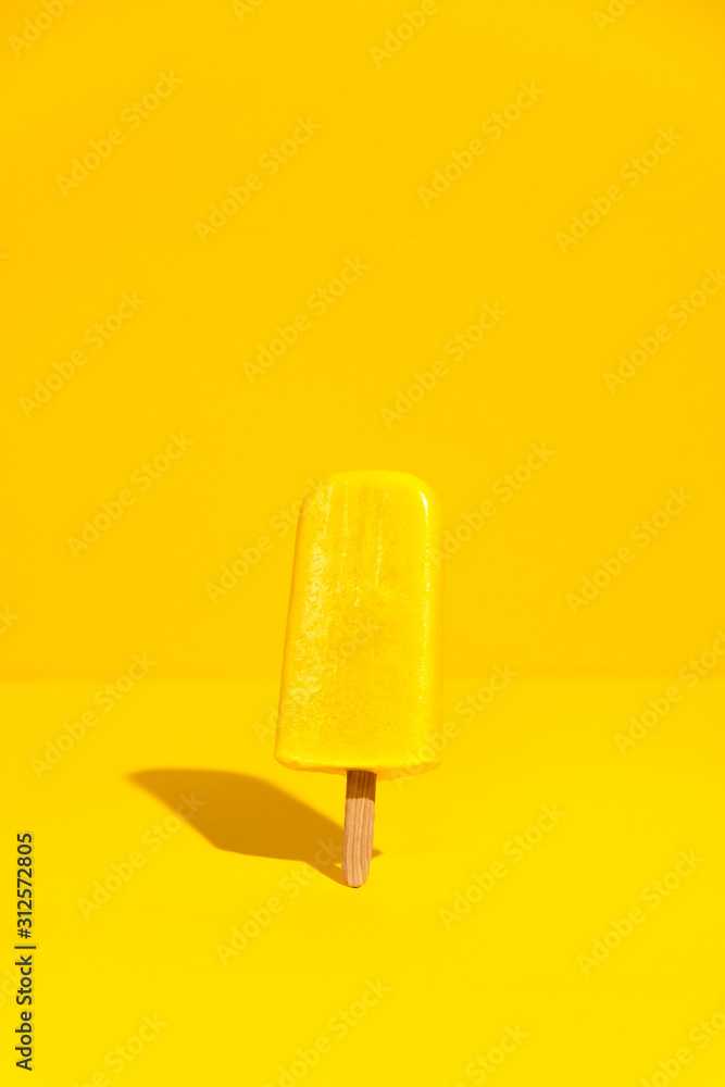 Yellow ice pops Stock Photo | Adobe Stock
