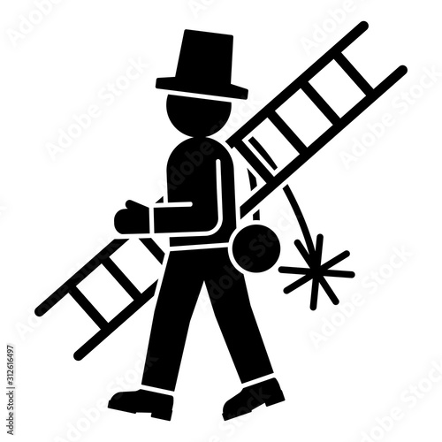 gz650 GrafikZeichnung - german - Schornsteinfeger Symbol - english ...