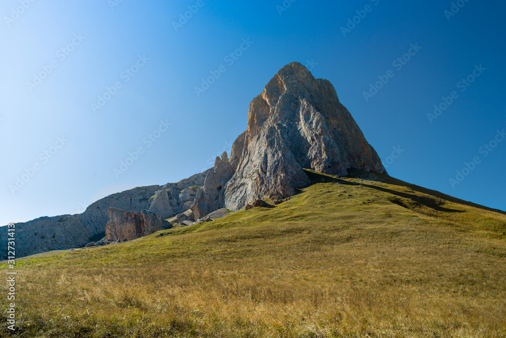 Caucasian mountains of the Republic of Adygea, Krasnodar region. South ...