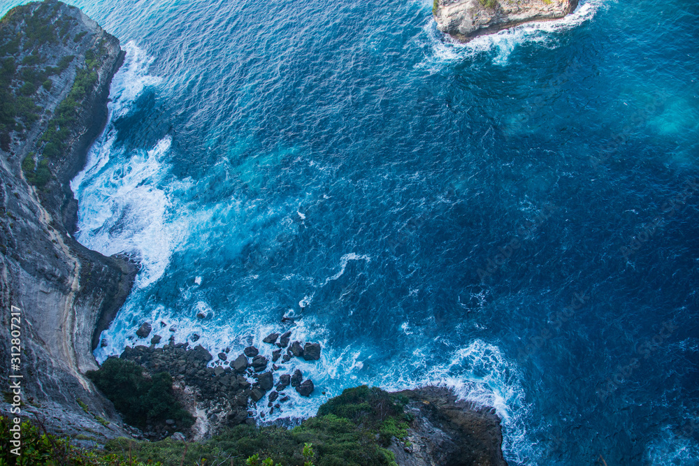 Banah Cliff Sunset View Point With Rock Outcrops and Islands In The ...