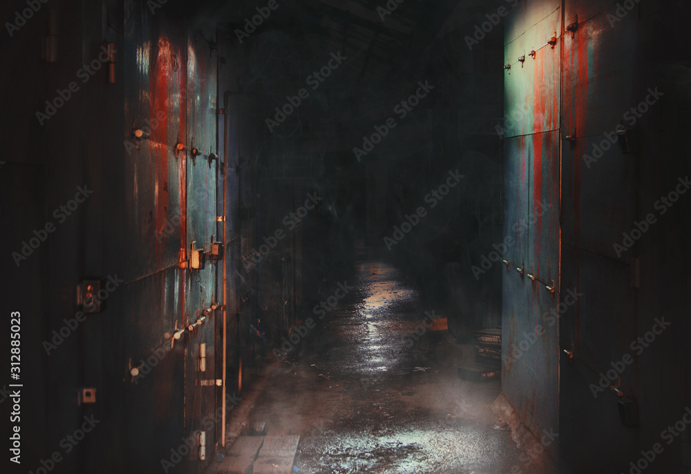 scary street horror movie, Mystic dangerous place Stock Photo | Adobe Stock