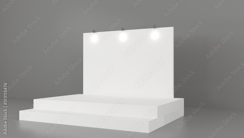 2x3 meters Pop Up basic unit Advertising banner media display backdrop ...