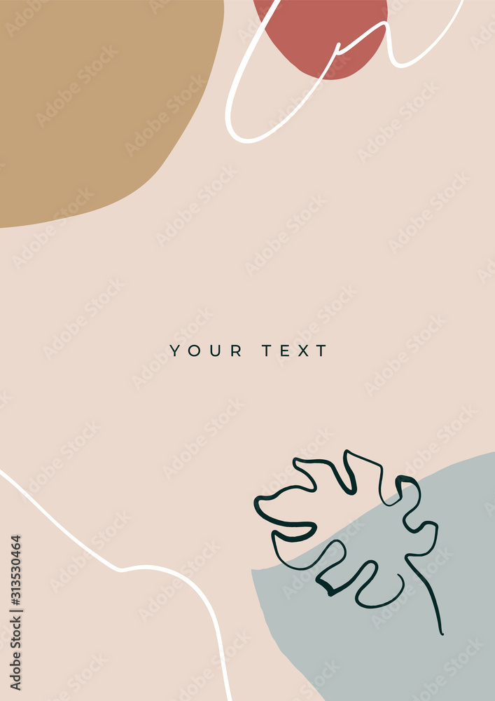 Pastel Vector Leaflet Memphis Fluid Brochure Elements Liquid Shapes ...