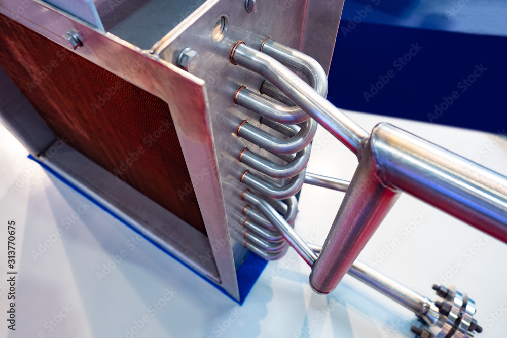 Copper radiator. Copper-aluminum heat exchanger. Spare parts for ...