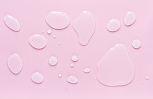 Pink Background Water Droplets Free Stock Photo - Public Domain Pictures