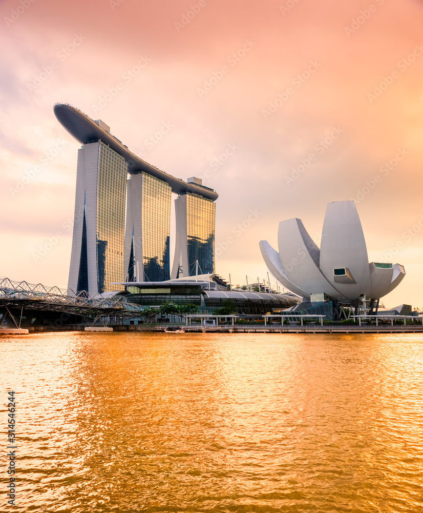 Singapore city skyline. Stock Photo | Adobe Stock