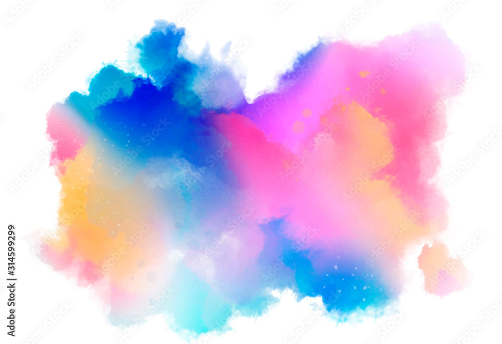 abstract colorful ink splash background Stock Vector | Adobe Stock