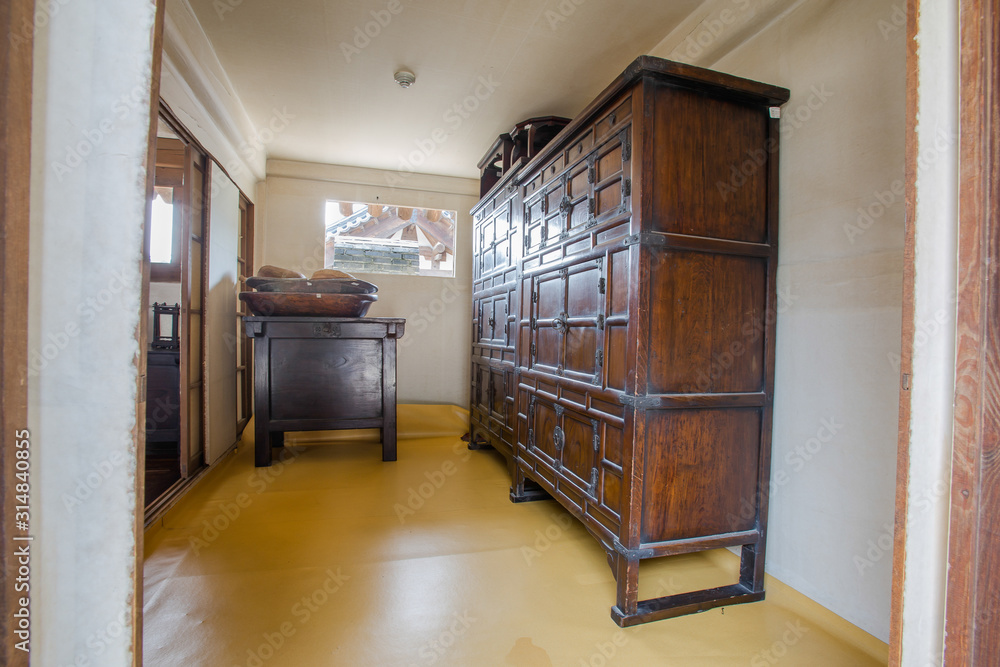 Inside the Old House at Namsangol Hanok Village in Seoul South Korea ...