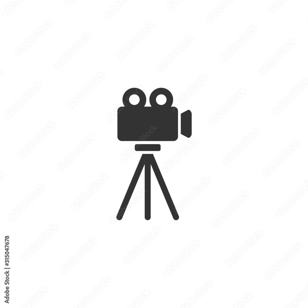 Stock-Vektorgrafik „Action camera icon template color editable. Camera ...