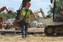 Construction Site Worker Cutting Free Stock Photo - Public Domain Pictures