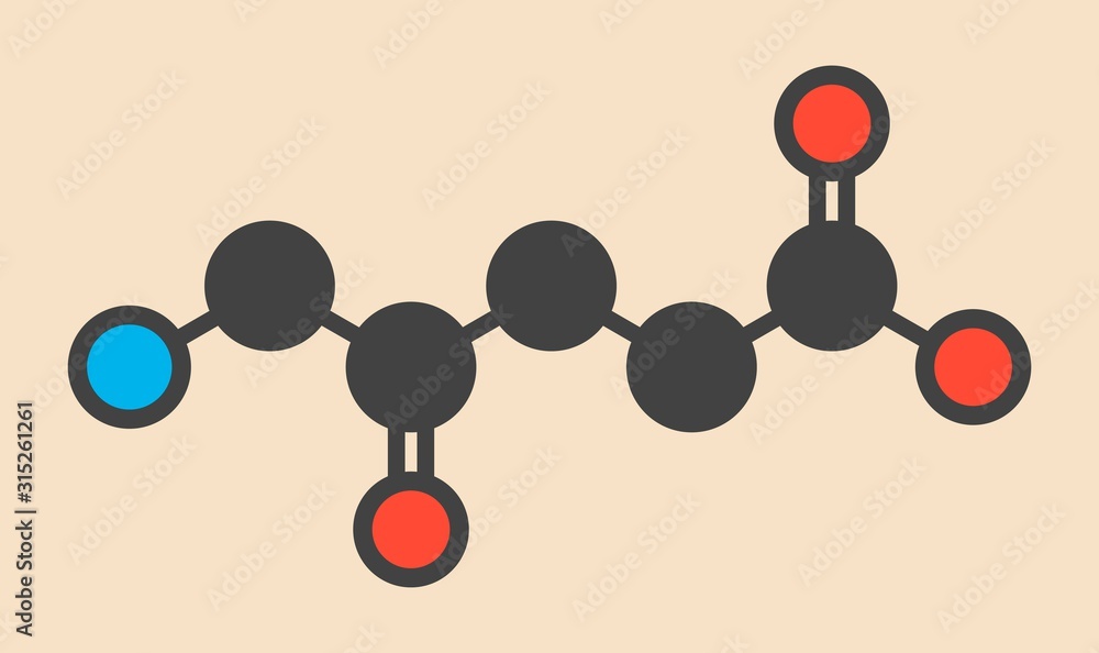 D-Aminolevulinic acid drug molecule Stock Photo | Adobe Stock
