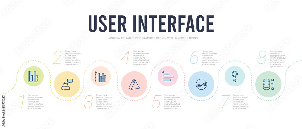 user interface concept infographic design template. included data ... user interface concept infographic design template. included data ...