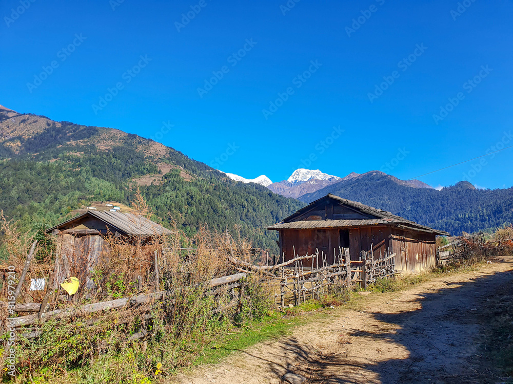 Local lodges on the trek. Everest base camp trek: from Taksindu to ...