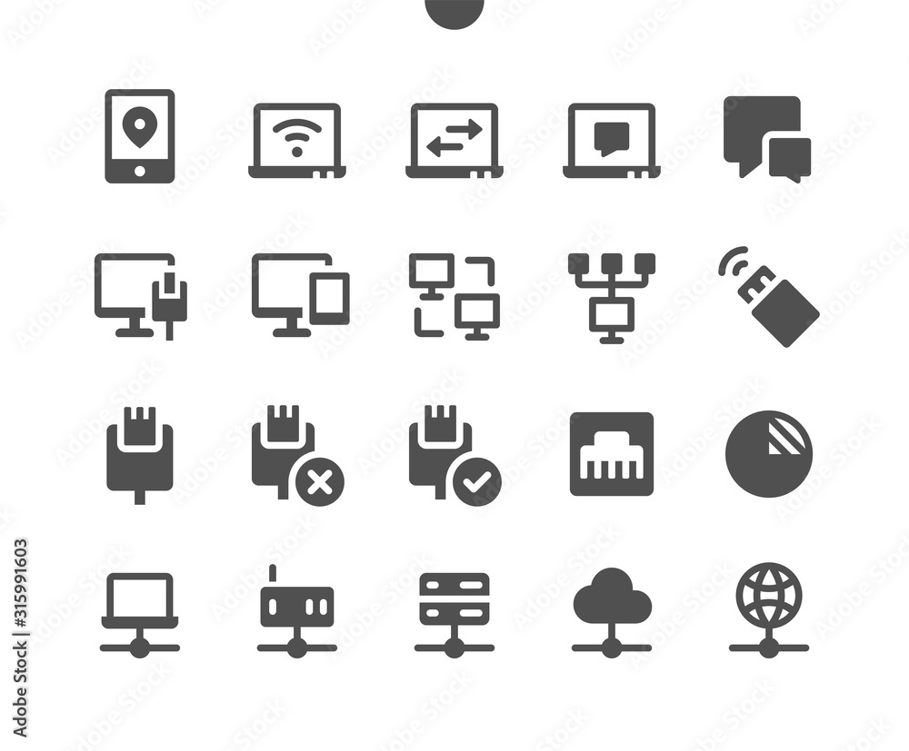 Network v3 UI Pixel Perfect Well-crafted Vector Solid Icons 48x48 Ready ...
