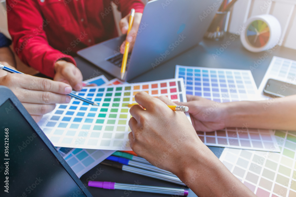 The marketing department and designers are advising about product ...