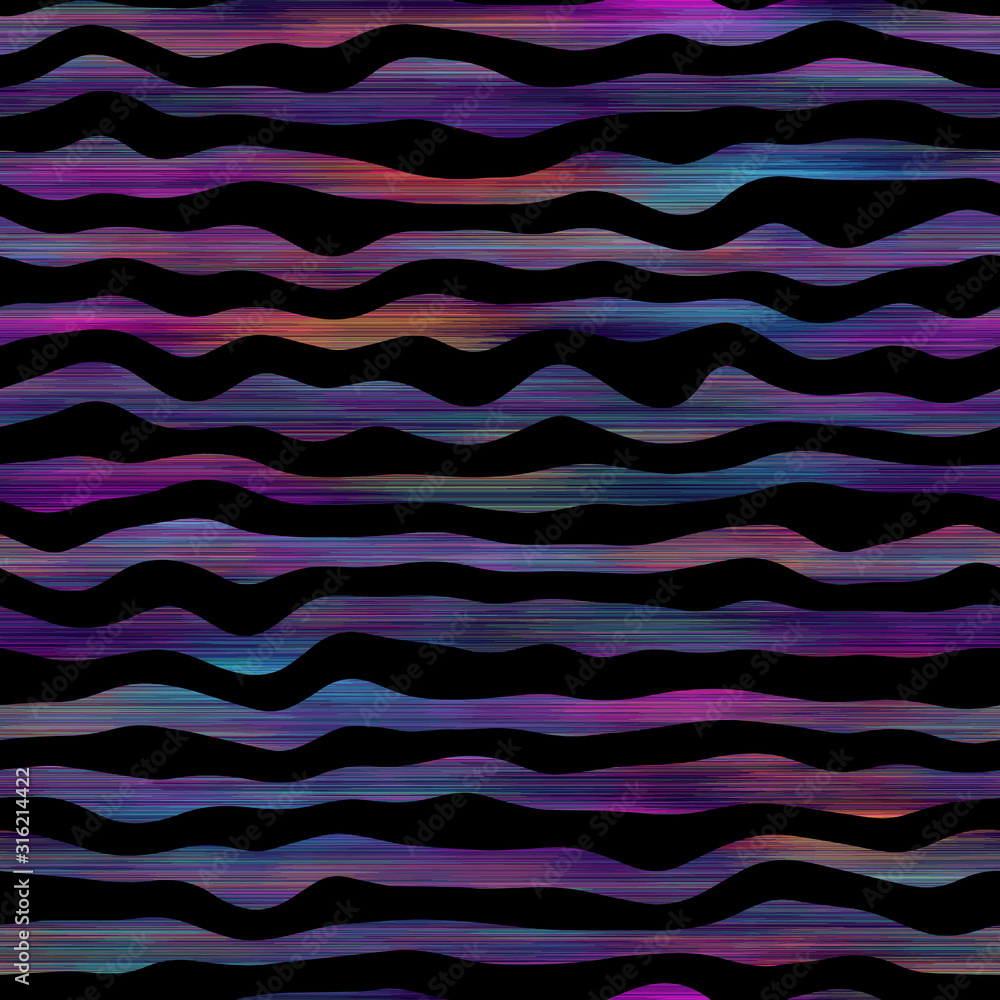 Hip vibrant ombre tyrian purple horizontal stripe seamless repeat ...
