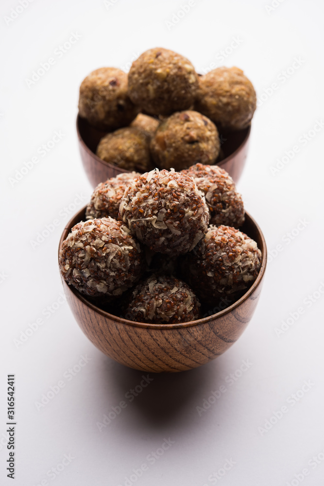 Group of Dink, Gond , Aliv, Halim laddu, Laddoo, Ladu, Ladoo Made using ...