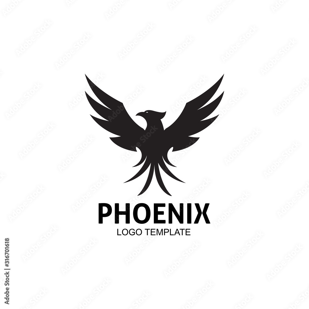 simple phoenix bird