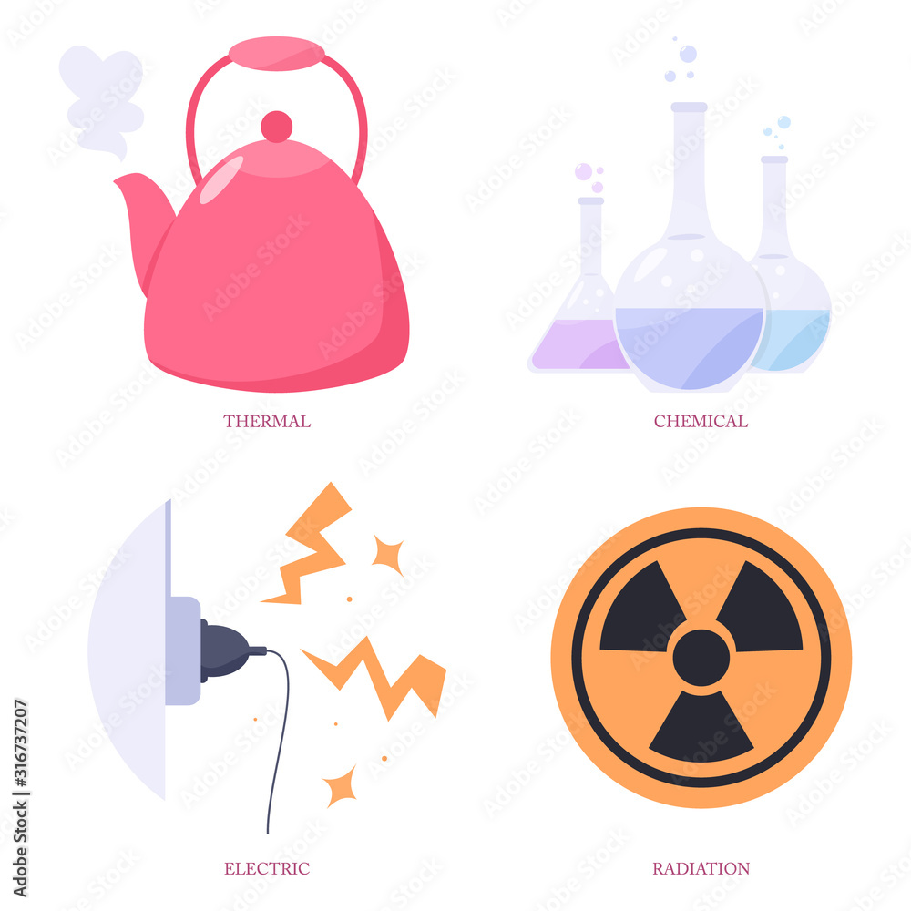 Skin burn injury treatment and stages infographic Stock Vector | Adobe ...