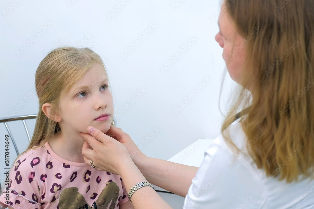 Medicine for children and healthcare concept. Pediatrician woman ...