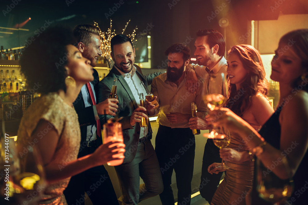 Celebrating the weekend! Stock Photo | Adobe Stock