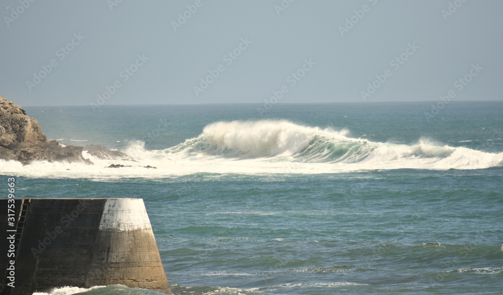 Fotografia do Stock La Bretagne son rivage ses rochers ses falaises ses ...