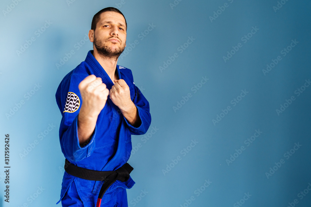 Brazilian jiu jitsu bjj caucasian athlete instructor professor or ...
