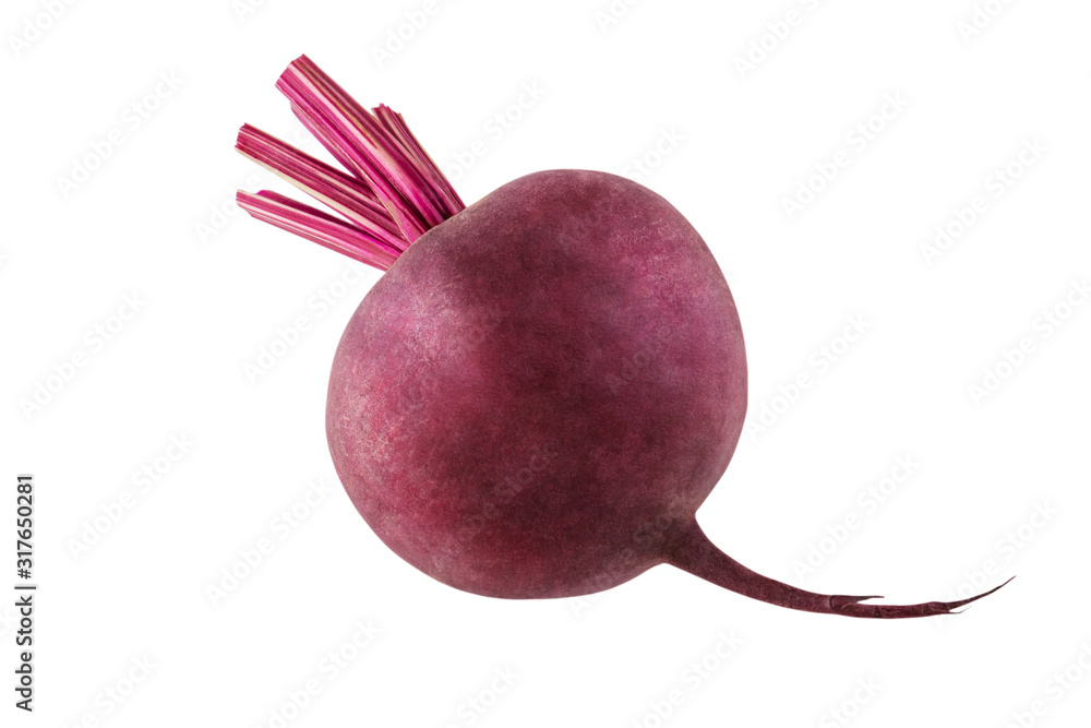 Whole beet root isolated on white background with clipping path Stock ...