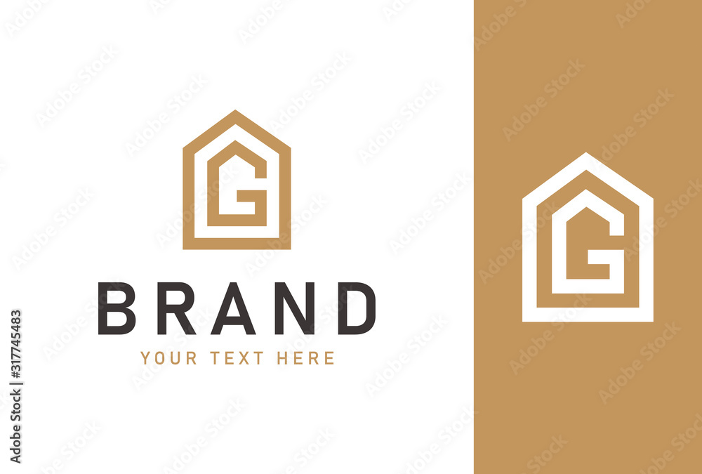 G Letter Simple Premium Logo Design Stock Vector | Adobe Stock