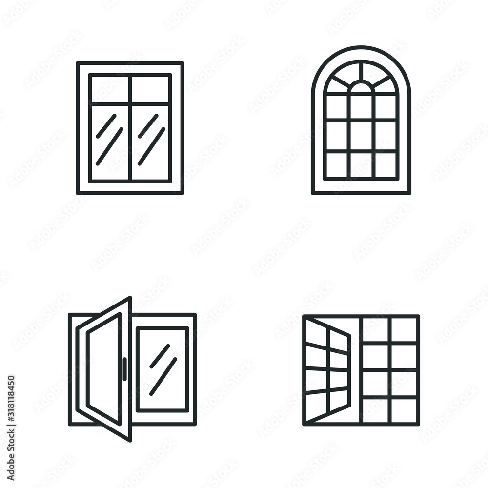 window icon template color editable. Visa, document, arrival. windows ...