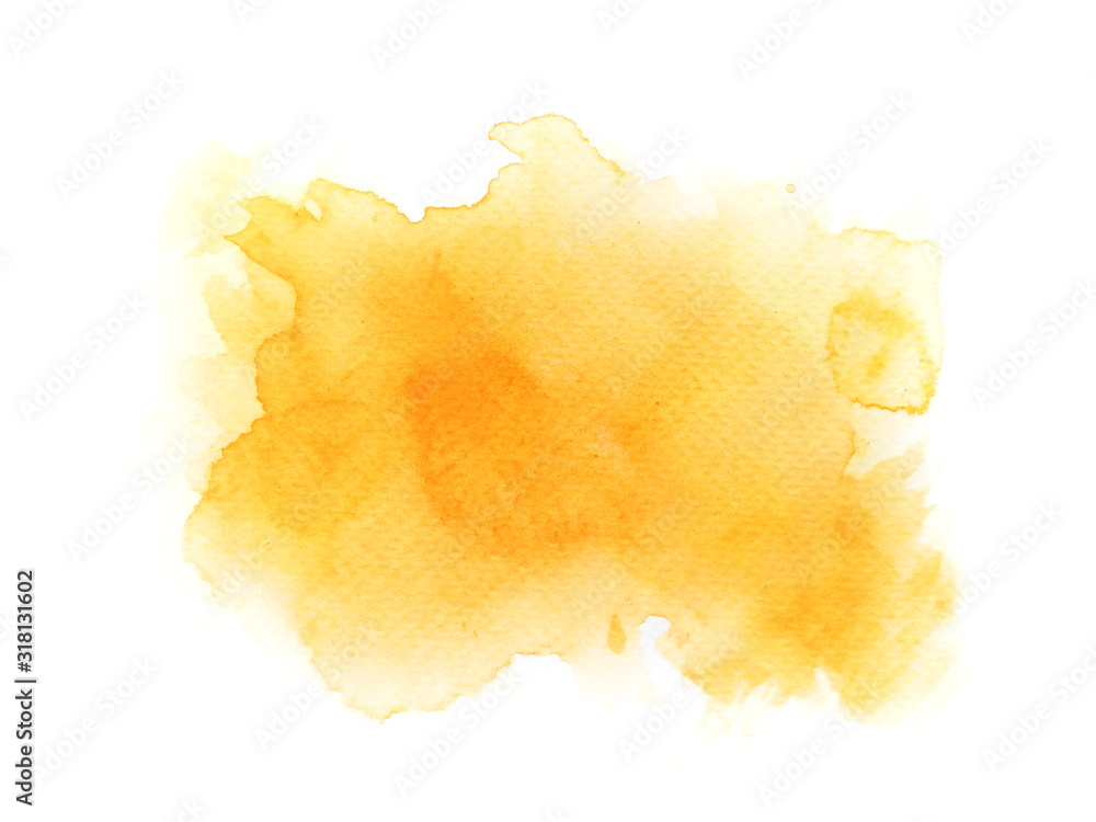 yellow watercolor background. art hand paint Stock Photo | Adobe Stock