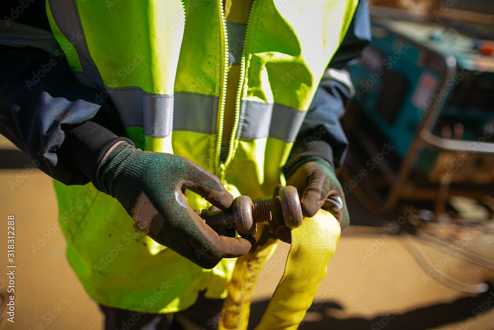 Safe work practice trained competent person high risk adminitor rigger ...