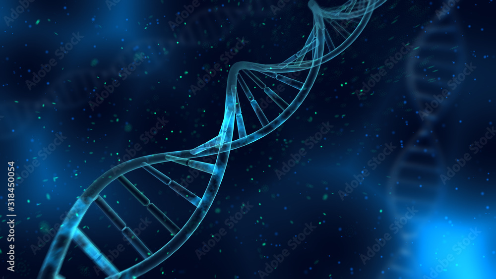 DNA Strand Helix Genome Medical Science image background Stock ...