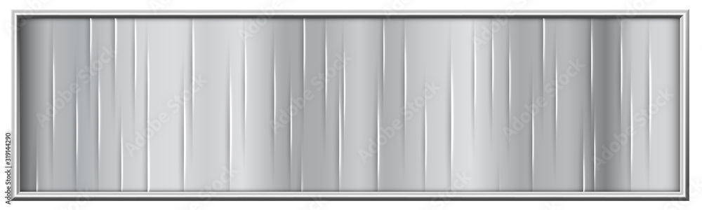 Silver Metal Modern Frame Border Design for Advertisement Banner Stock ...
